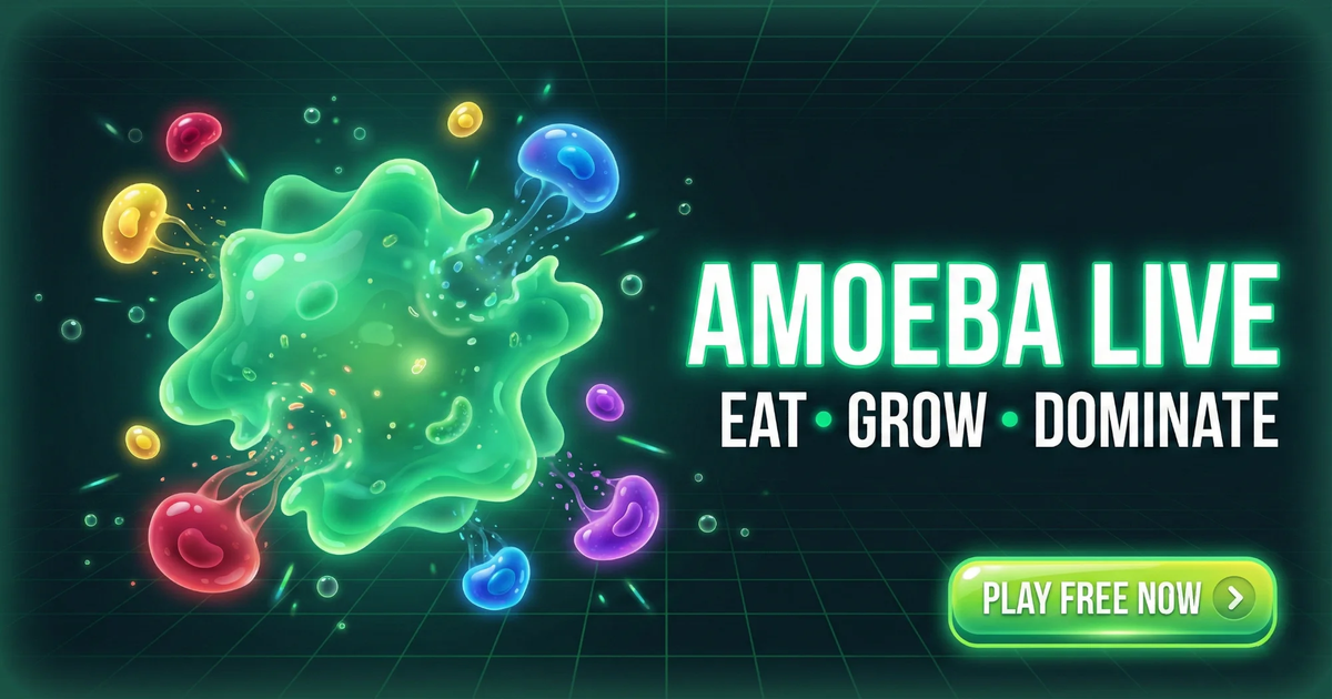 Amoeba Live - Free Online Multiplayer Cell Game | Eat, Grow & Dominate!